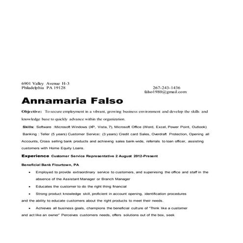 Anna's Resume | PDF