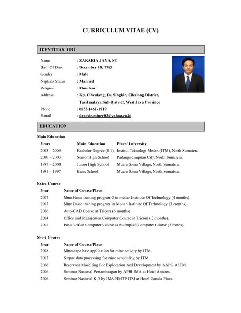 CV PUTRA ARDIANSYAH | PDF