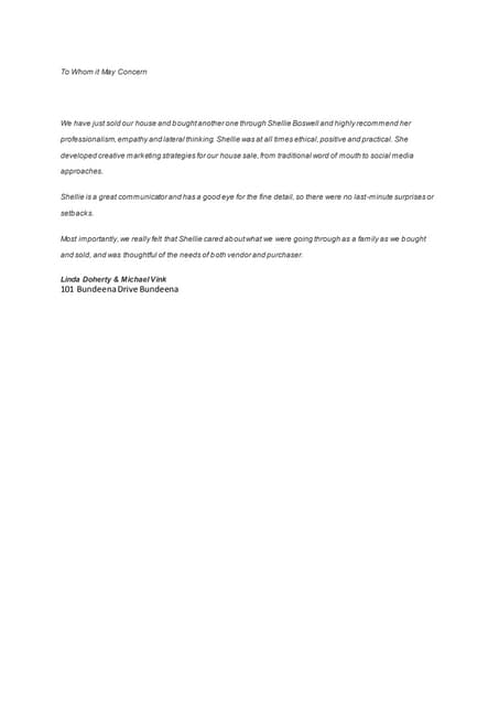 30 Baker St To Whom it May Concern | DOCX