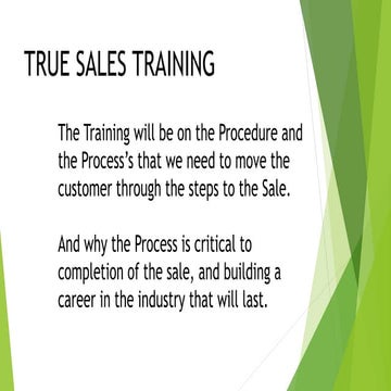 Sales Process Training | PPTX