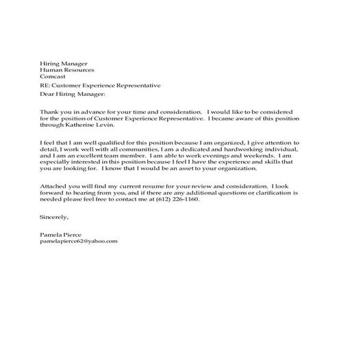 Cover_Letter_Draft[1] | DOCX | Resume Writing and Advice | Job Search