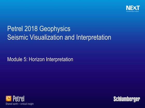 Petrlel F 2 seismic display 2018 v1.1 | PPT