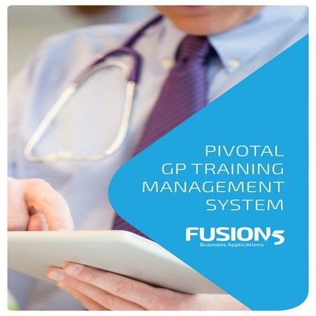 PIVOTAL GP TRAINING MANAGEMENT SYSTEM | PDF