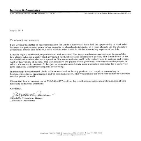 LT reference letter | PDF