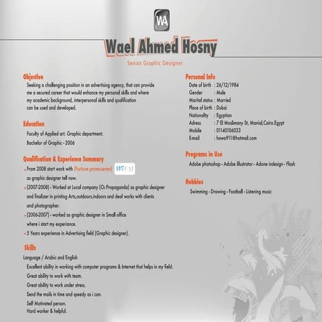 Final Wael's Portfolio | PPT