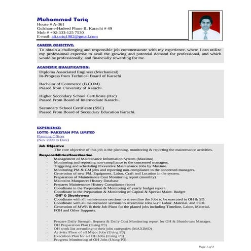 Waqas Resume Updated | DOCX
