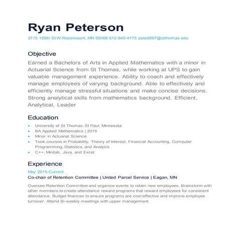 Ryan's Resume 2 (1) | DOCX