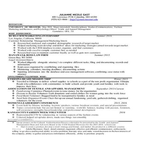 GWSB Resume-WEI CHEN | DOCX
