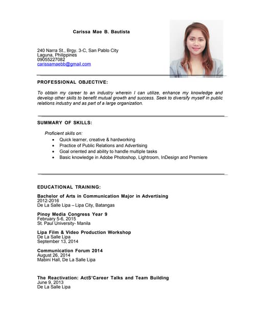 Regine N. Duga updated resume | PDF