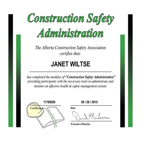 HSA Certificate | PDF