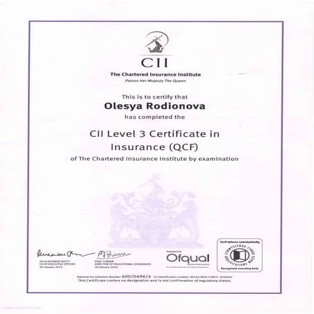 CII QCF Level.PDF