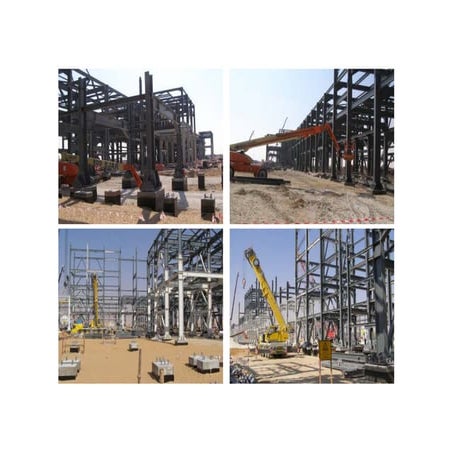 Erection of Str. Steel Piperacks in Asab FFD Project | PDF