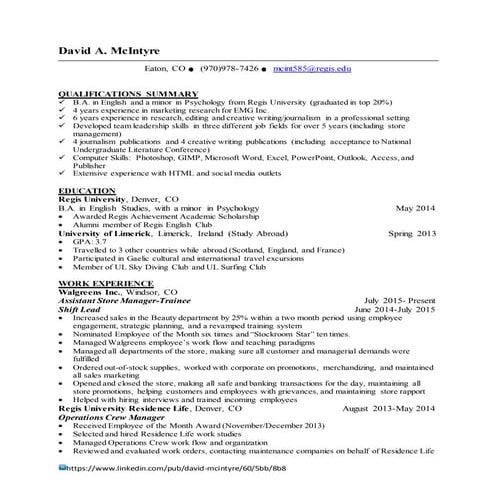 PAUL WILLIAMS Resume | PDF