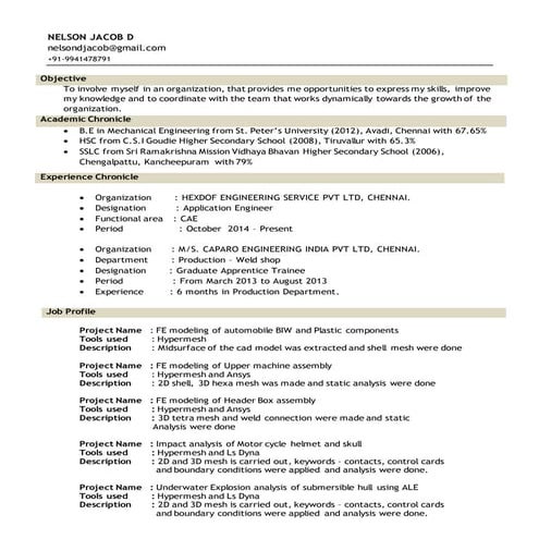 my Resume | DOCX