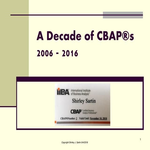 Free CBAP V3 study material | PDF