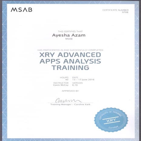 XRY Advance App | PDF