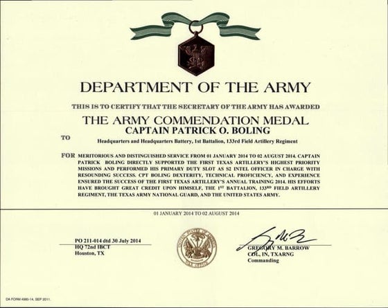 Louisiana Commendation Medal | PPT