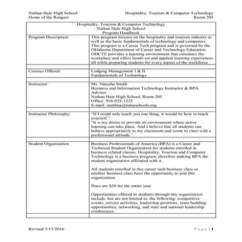 Program Handbook | PDF