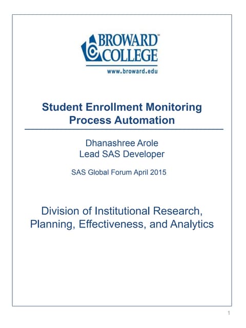 Academic Automated Report | PDF
