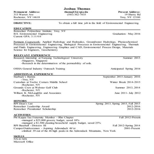 Job Resume | PDF