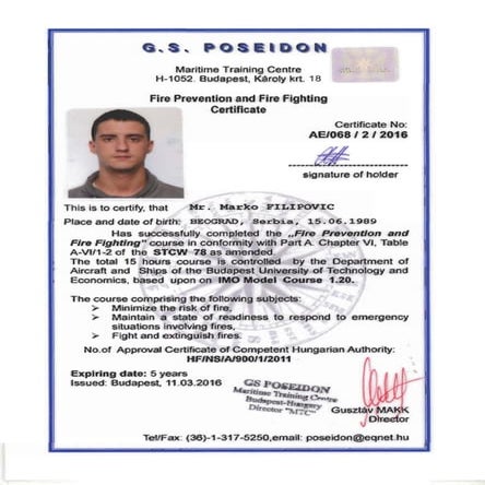 STCW certificates | PDF