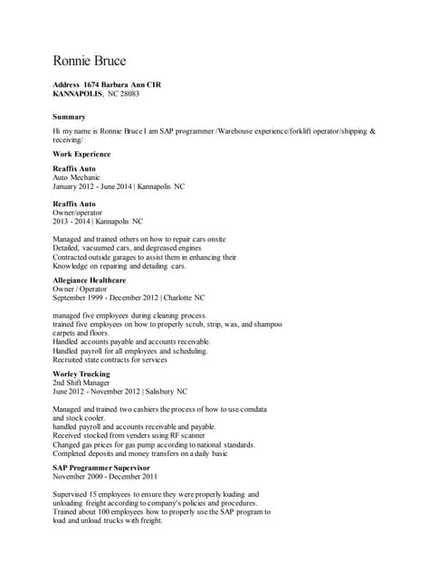 Olivia Brown Resume | PDF