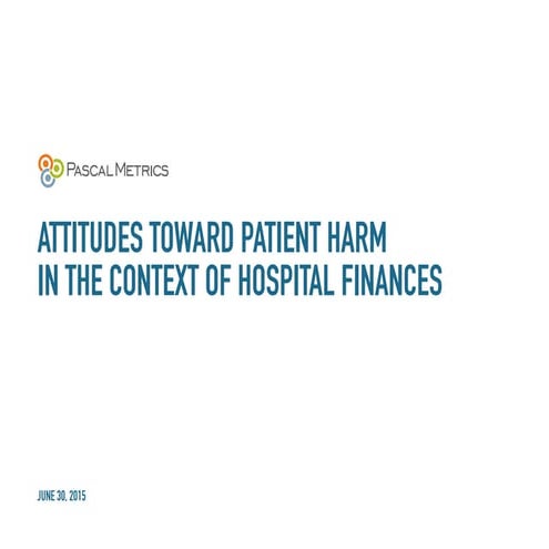 Pascal Metrics - Current Use Of Technology In Automating Patient Harm ...