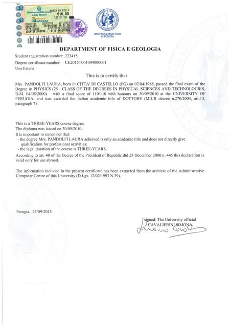 Phd Certificate Pdf