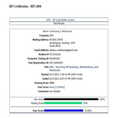 HP2-H08 - ExpertONE - L Moletsane | PDF
