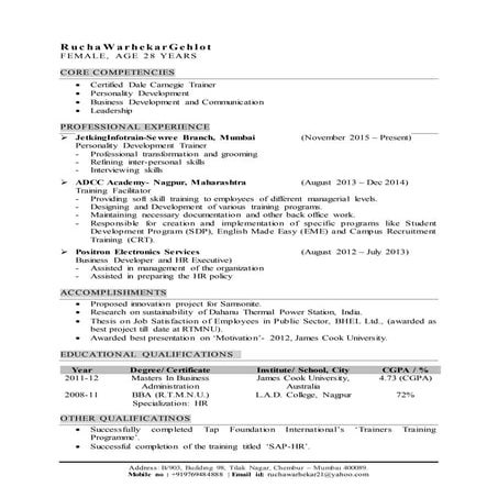 RESUME RAHUL | RTF