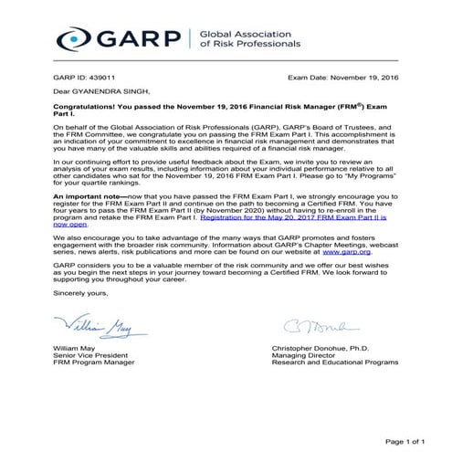 Exam_Results_Letter_November2016 | PDF