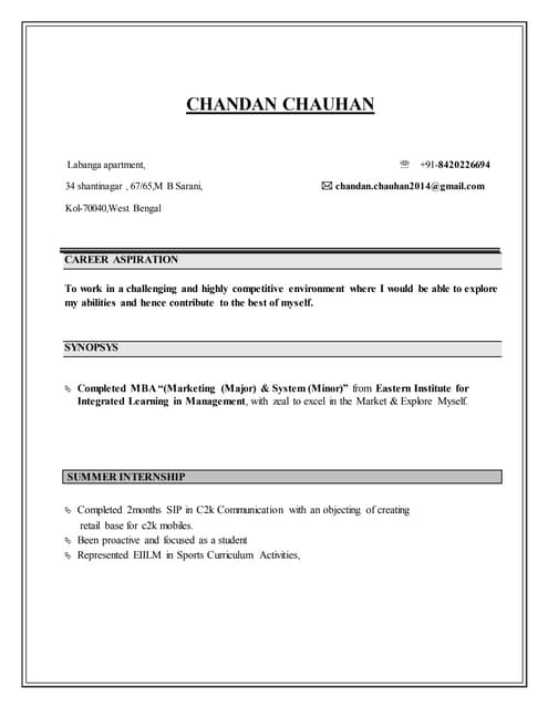 Resume - santosh1 - updated | PDF