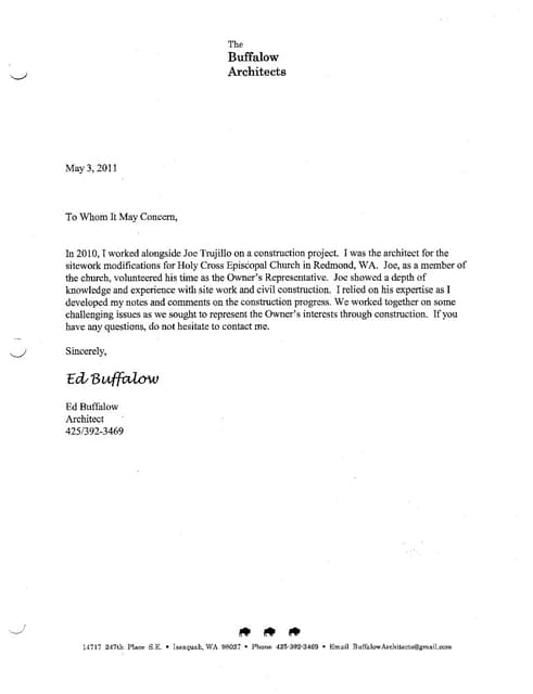 The Church of the Holy Cross letter | PDF