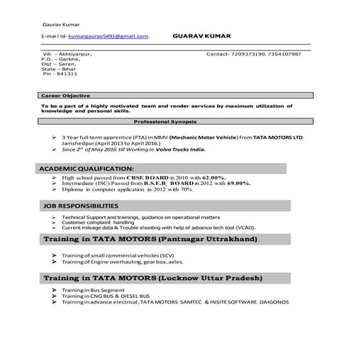 gaurav kumar pandey | DOCX