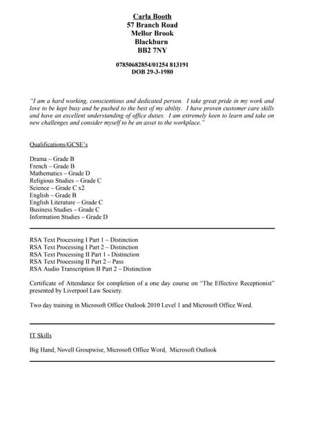 MScottlinkedinCV | DOC | Government Support and Welfare | Financial ...