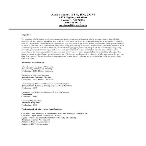 Alison_Resume 2016 | PDF