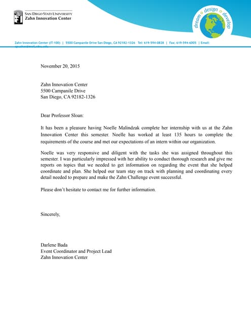 Noelles Evaluation Letter Pdf