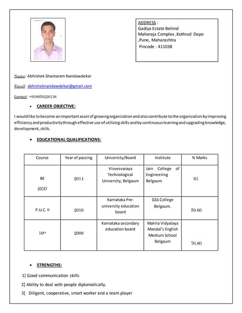 Dharmendra resume | DOCX