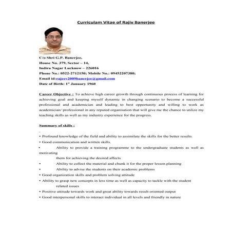 RAJIV RESUME NEW | DOC