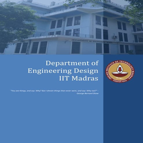 Department of Engineering Design Brochure 2015-16 | PDF