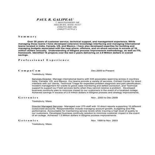 Dedra Lance resume | DOC