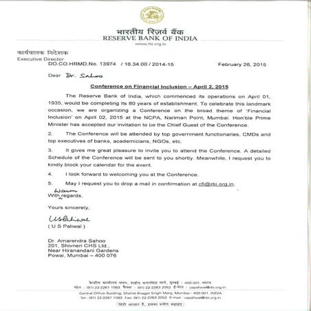 rbi invite FI | PDF