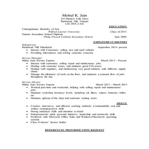 nick's cv | DOC