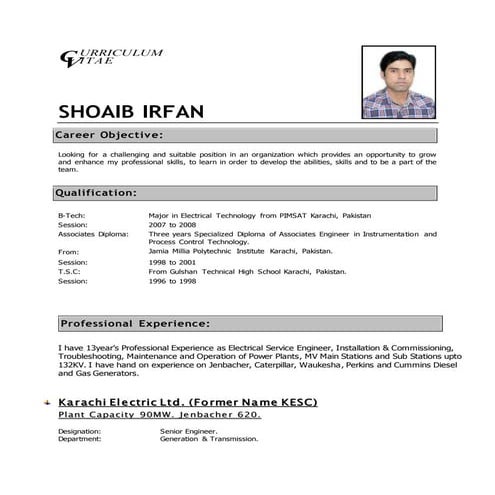 shoaib CV | DOCX