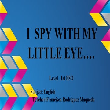 I spy with my little eye | PDF