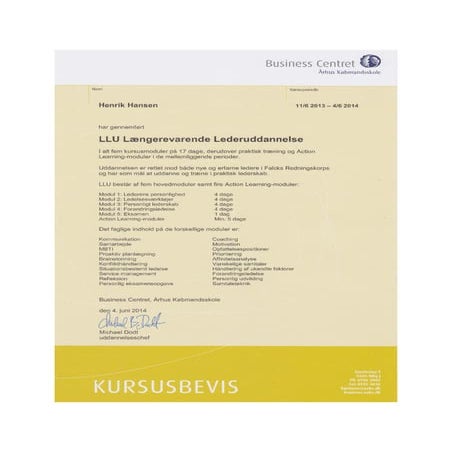 Længerevarende Lederuddannelse.. | PDF