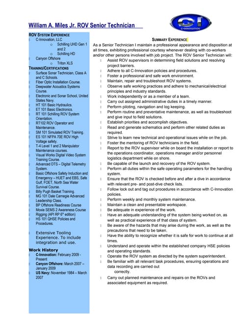 LPilcher CV 2016 | DOC