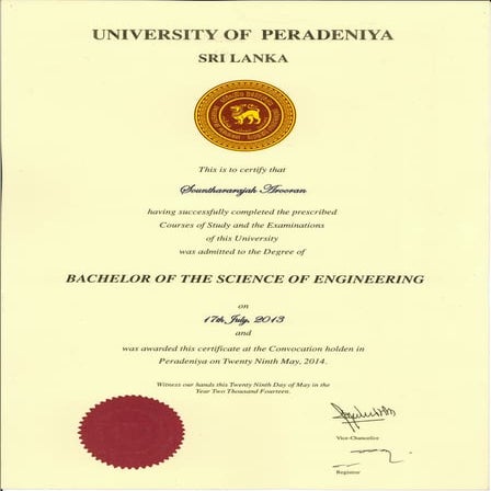 Degree Certificate | PDF