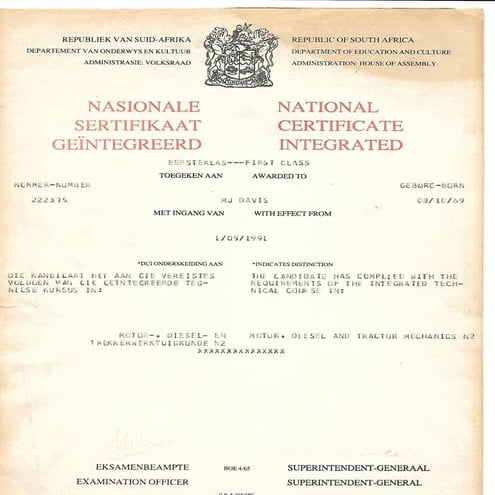 National Certificate N2 | PDF