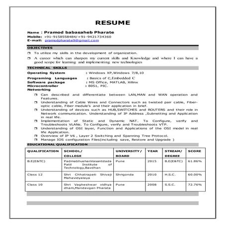 PRAMOD-RESUME | DOCX